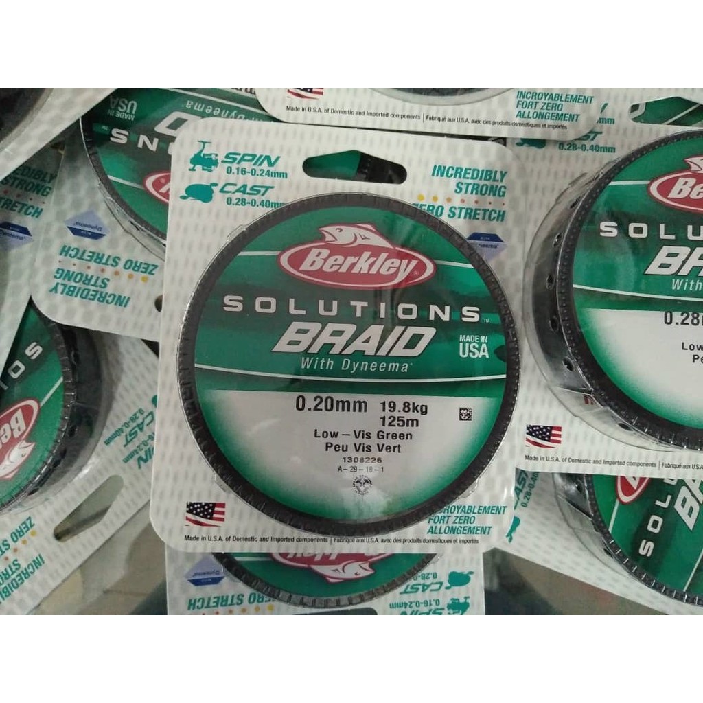 Berkley Solutions Braid / casting / ultralight | Shopee Malaysia