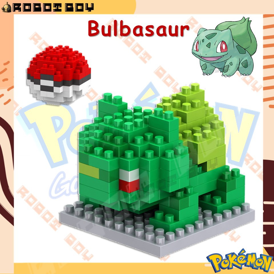 🔥Ready Stock🔥Pokemon Block Nano Block Building Block Toy Pikachu Charmamder Charizard Mewtwo ...