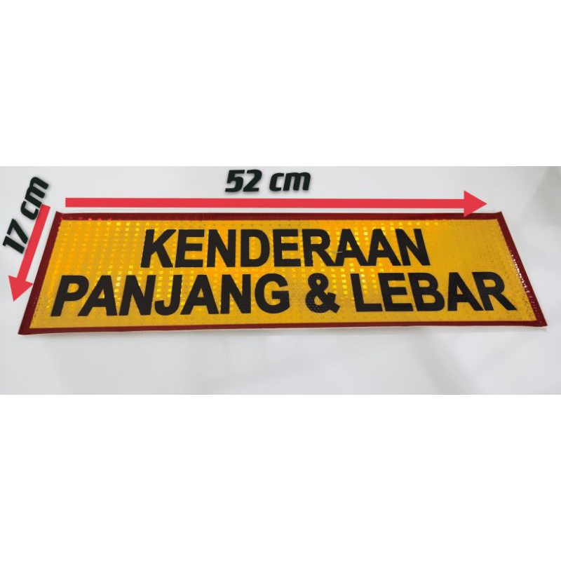 sticker puspakom/kenderaan pangjang lebar/stiker lori/sticker lorry ...