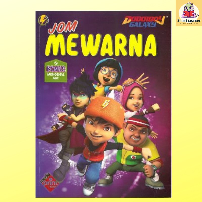 [SB] Boboiboy : Jom Mewarna Buku Mewarna (Bonus Mengenal ABC) | Shopee ...