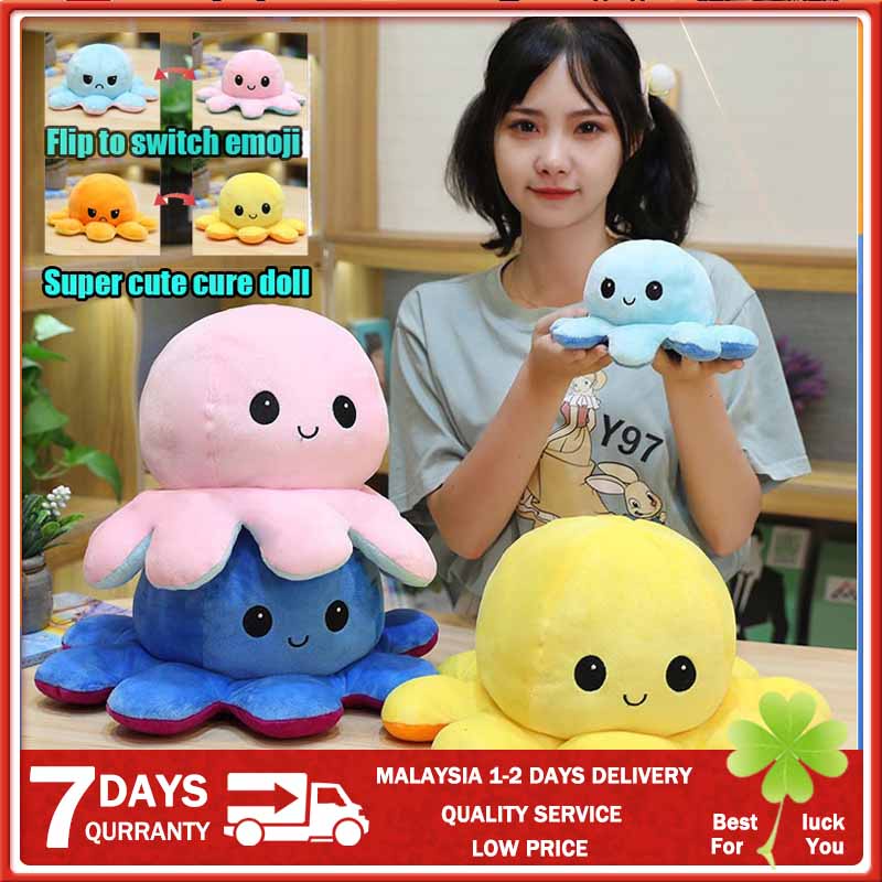 💗lowest price💗 Flip Octopus Doll TIKTOK Reversible Octopus Plush ...