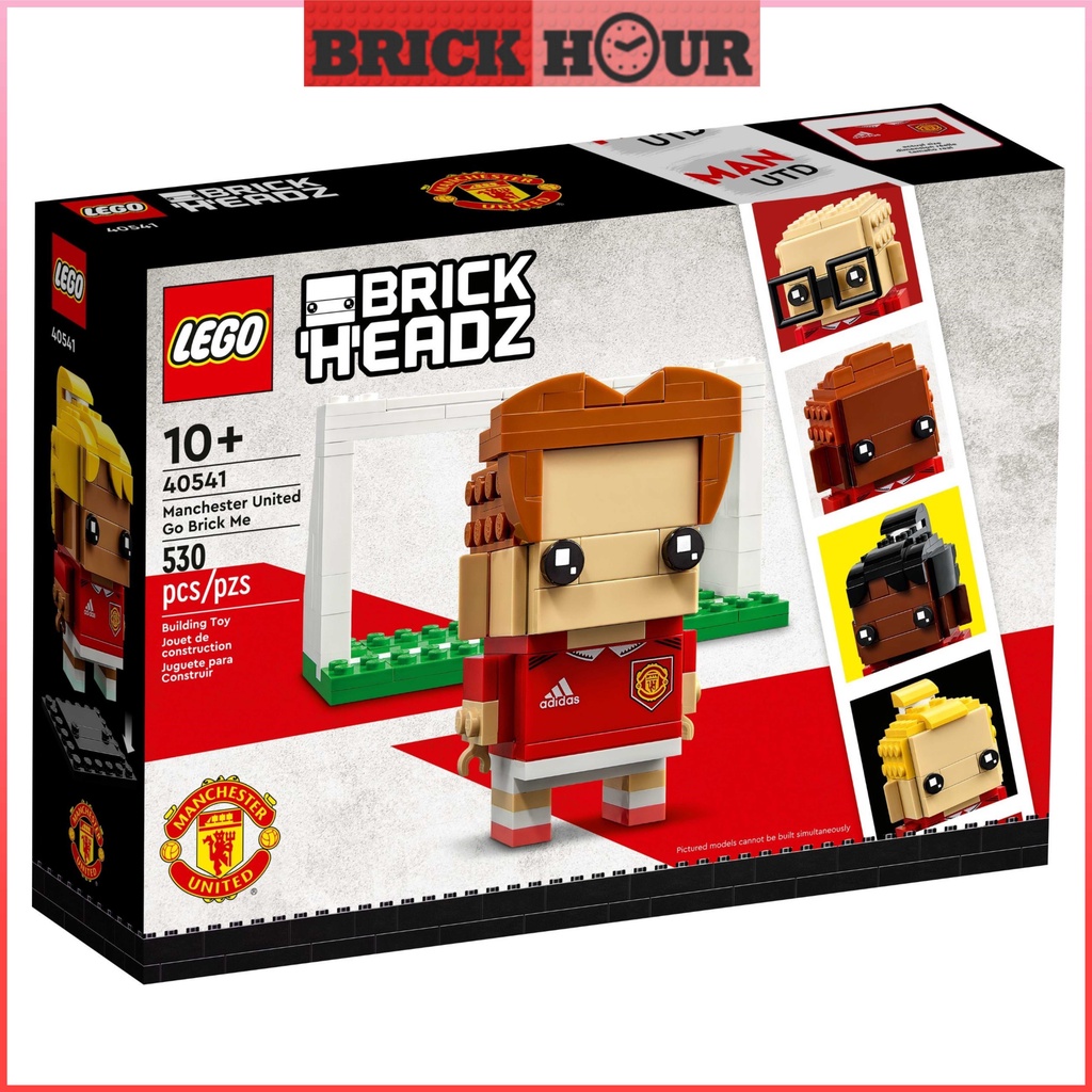 LEGO BRICKHEADZ 40541 Manchester United Go Brick Me | Shopee Malaysia