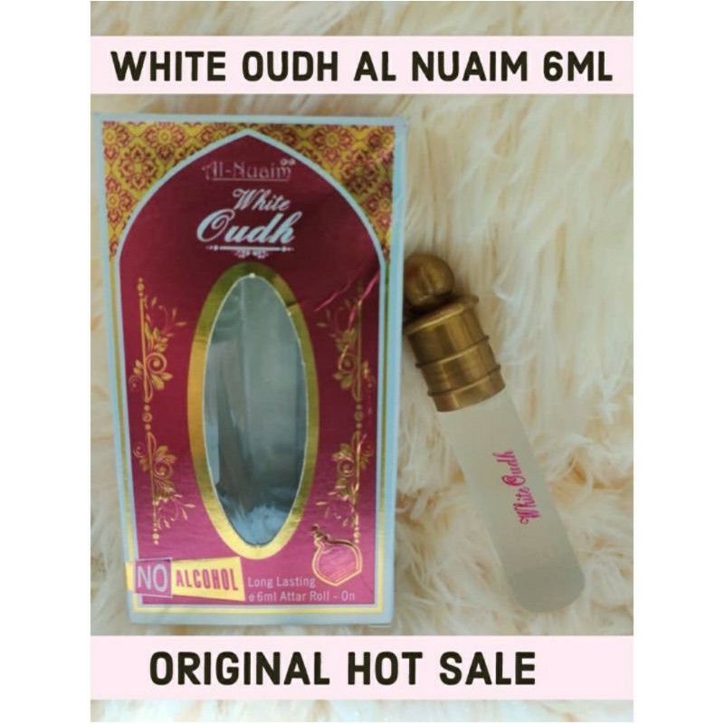 ORIGINAL WHITE OUDH HOT SALE AL NUAIM WHITE OUDH MINYAK WANGI ATTAR 6ML ...