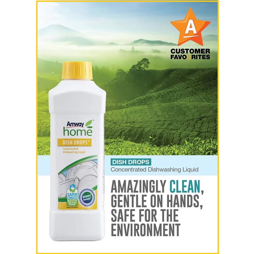 [ READY STOCK ] AMWAY DISH DROPS Concentrated Dishwashing Liquid - 1L ...