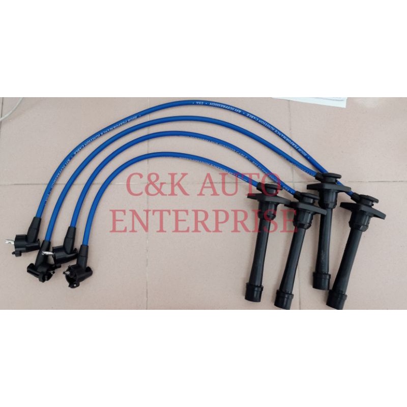 TOYOTA COROLLA AE111 1.6CC SILICONE PLUG CABLE PLUG WIRE PLUG WAYER SET ...
