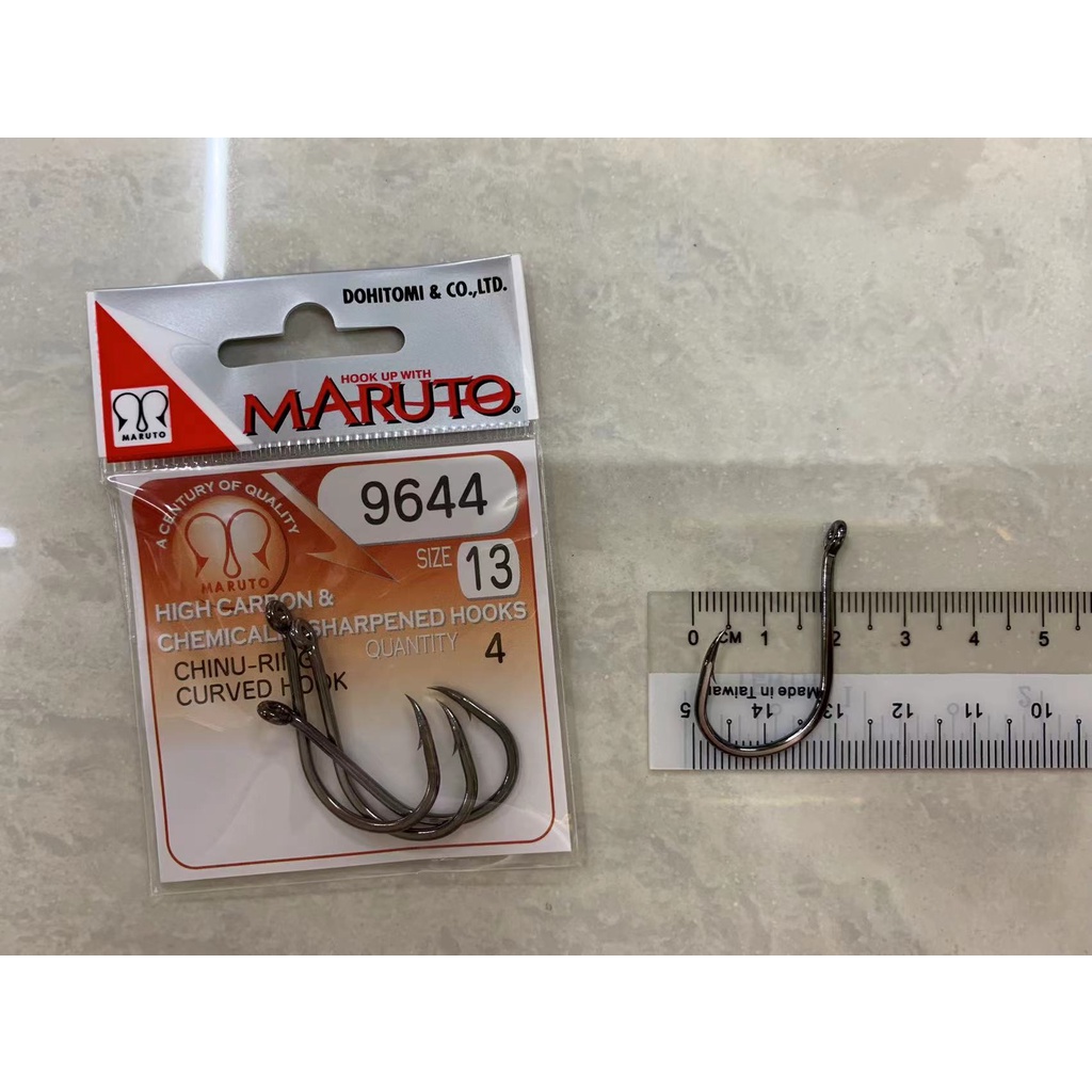 Maruto Chinu Ring Curved Hook 9644 Fishing Hook Made in Japan | Shopee Malaysia