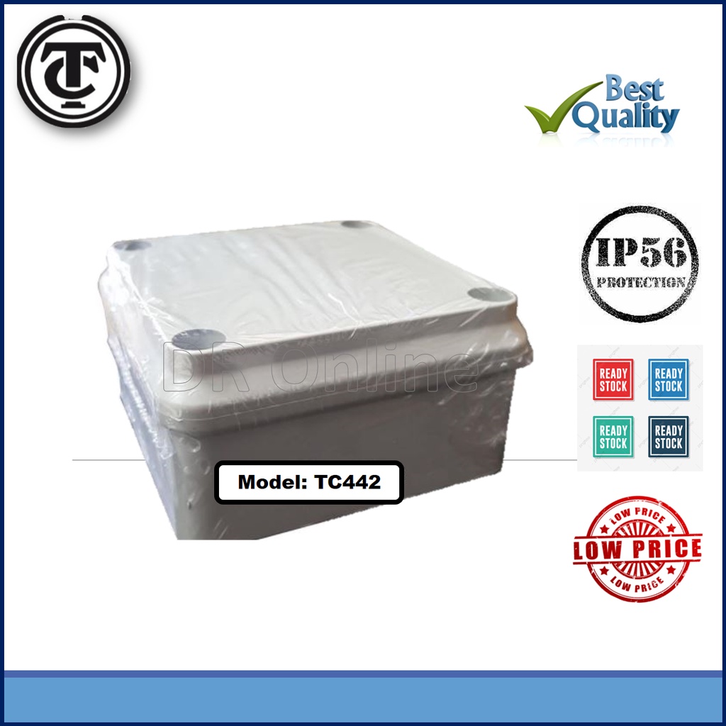 Pvc Enclosure Box Junction Box Weatherproof IP56 | Shopee Malaysia