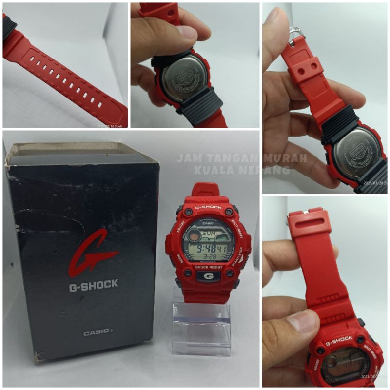 Original Gshock Mat Motor Merah Used | Shopee Malaysia