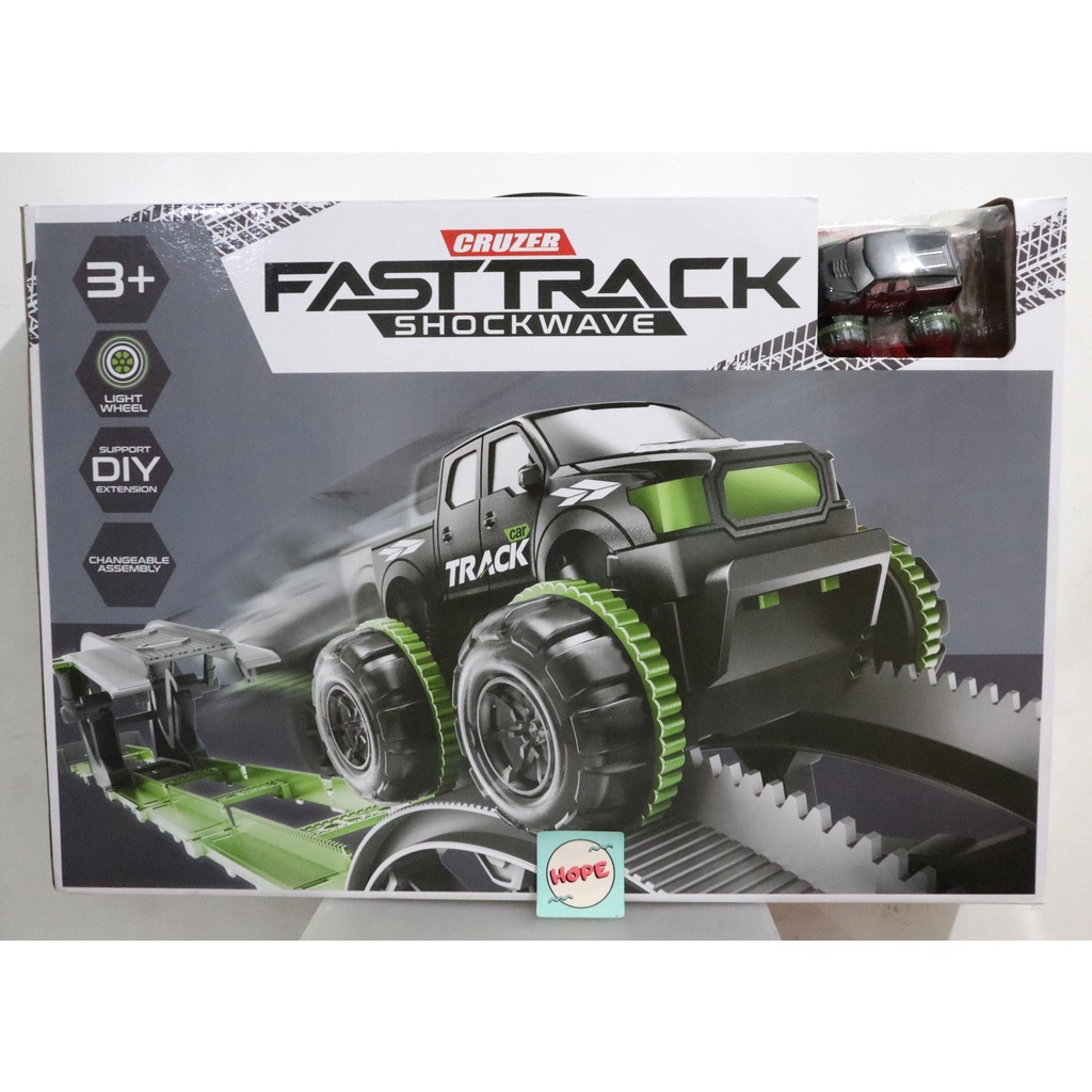 Original Cruzer Fast Track Shockwave Track Car Toy | Shopee Malaysia