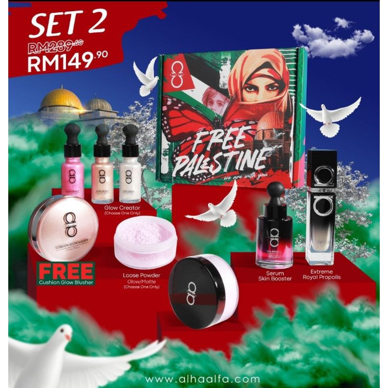 🔥[NEW] ALHA ALFA SET FREE PALESTINE 2 + XTRA GIFT (chat seller for ...