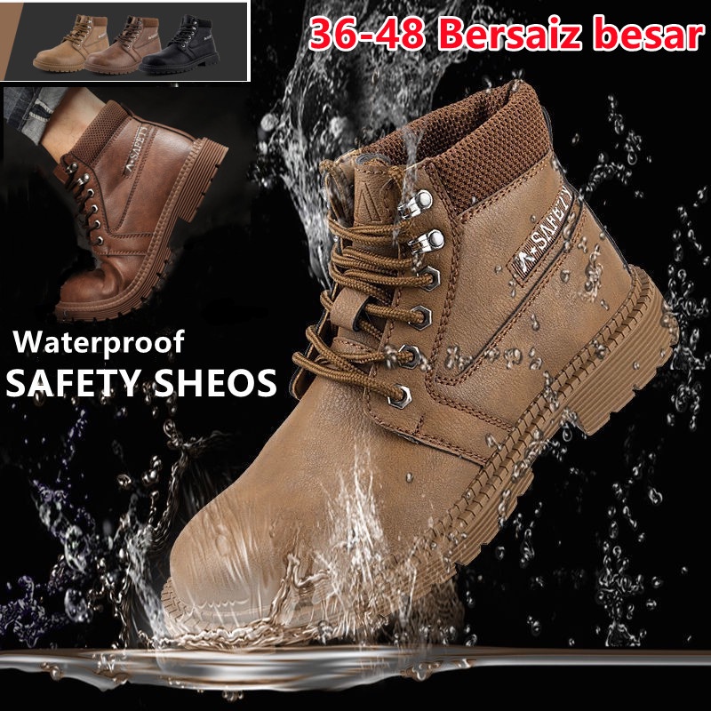 SALE36-48 Safety Shoes Fashion Waterproof Construction Site Work Shoes ...