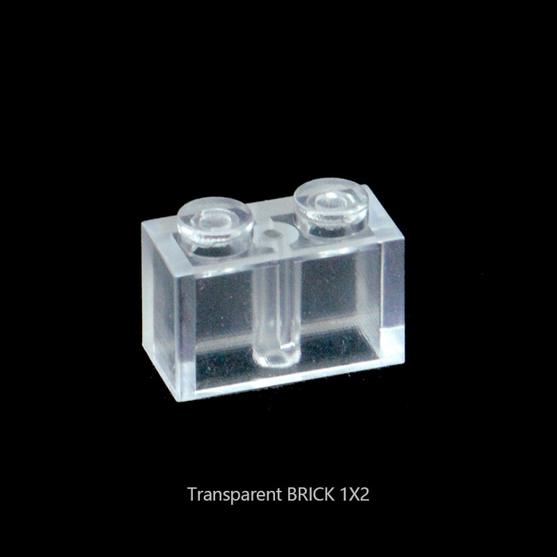 Small particles 1x2 2x3 2x4 1x1 Bricks MOC Parts Transparent Bricks ...