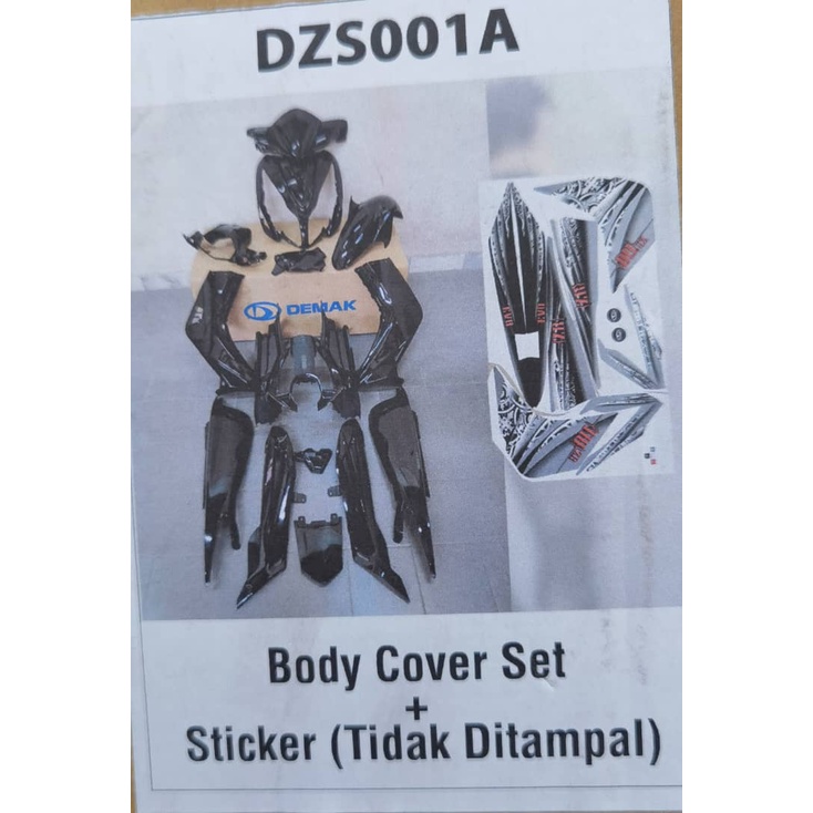 Demak Evo-zr 110 Full Body Cover Set (Include Sticker) Evo zr | Shopee Malaysia
