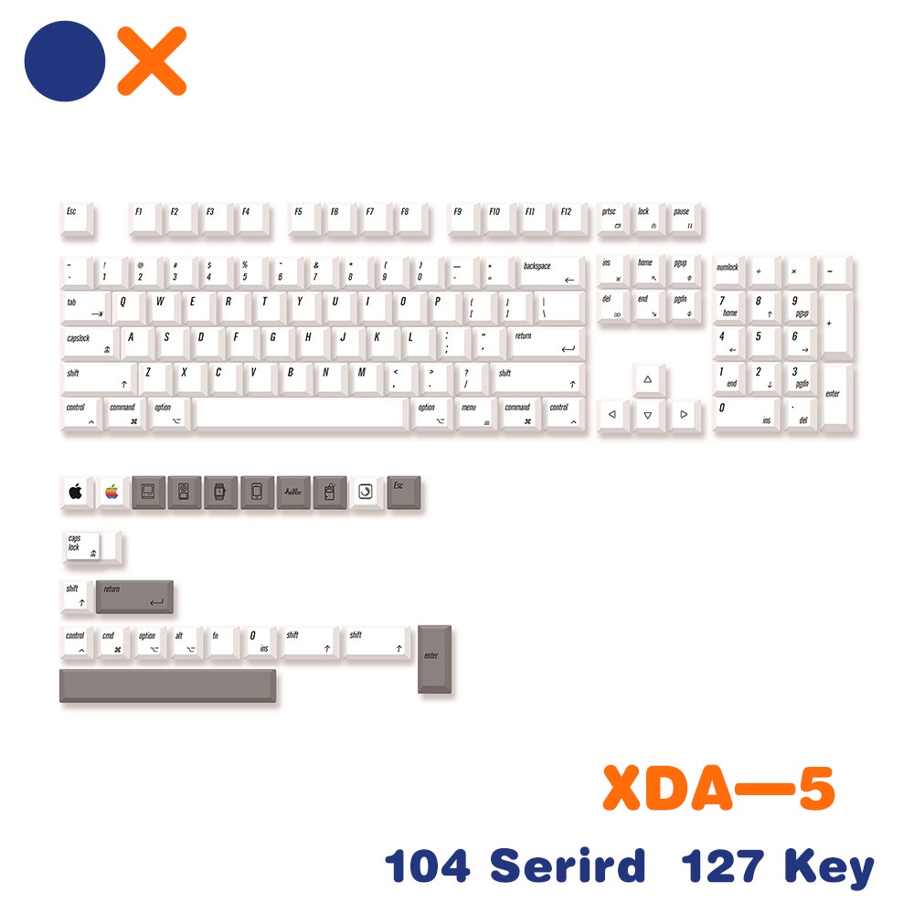 XDA Keycaps Sublimation keycaps137 Keys Honey Milk Keycaps PBT XDA ...