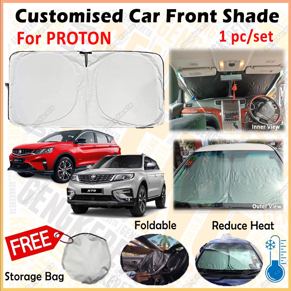 For PROTON X50 X70 OEM Custom Fit Car Front Windscreen Sunshade ...