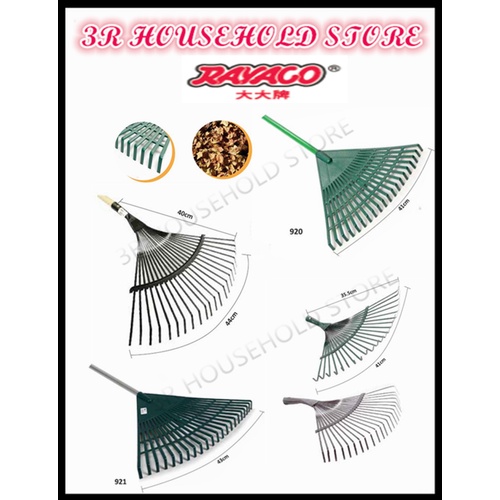 RAYACO 大大牌 920 | 921 | 922M | 924M RAKE PENCAKAR RUMPUT CAKAR BESI ...