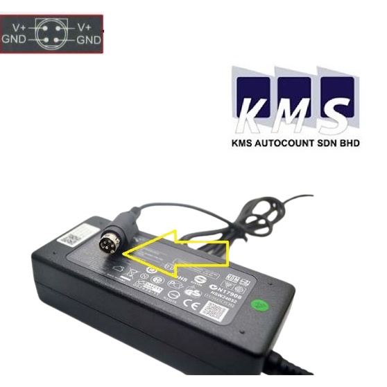 4 pins Power Cord Adapter Sunmi T1 mini , T2 mini , Sunmi D1 Good type ...