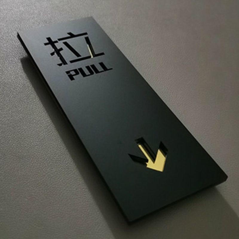 Acrylic sliding door paste door push-pull prompt door paste warm prompt ...