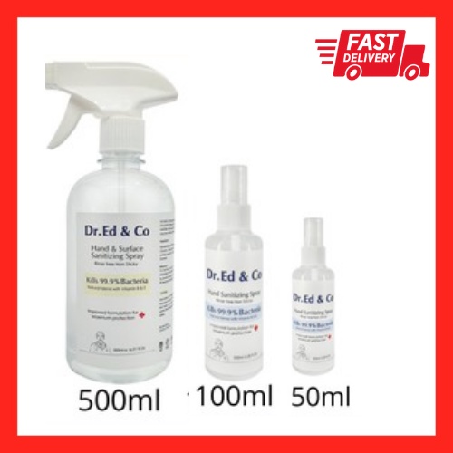 DR.ED & CO HAND SANITIZER SPRAY [75% ALCOHOL] -HFMD/KILLVIRUS ...