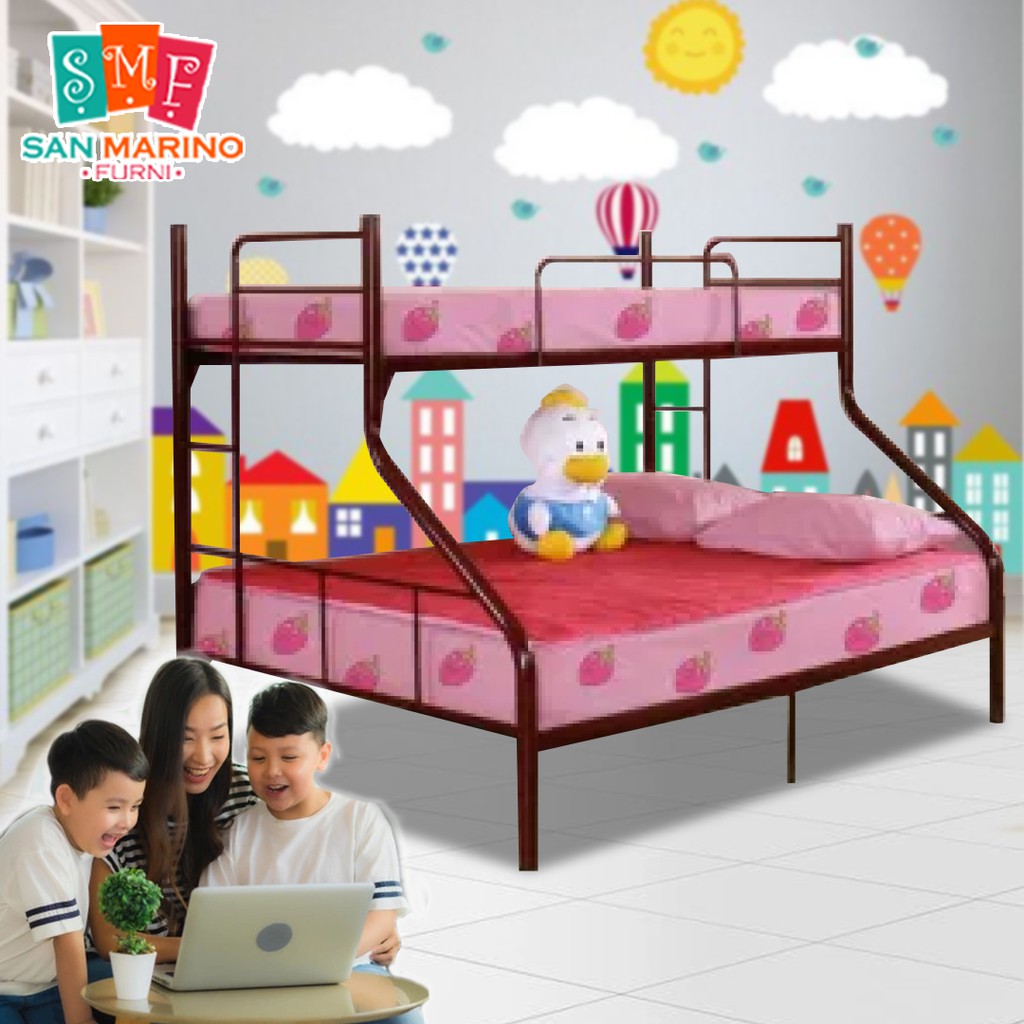 3V QUEEN SINGLE Metal Bunk Bed/Double Decker Bed/Queen Metal Bed ...