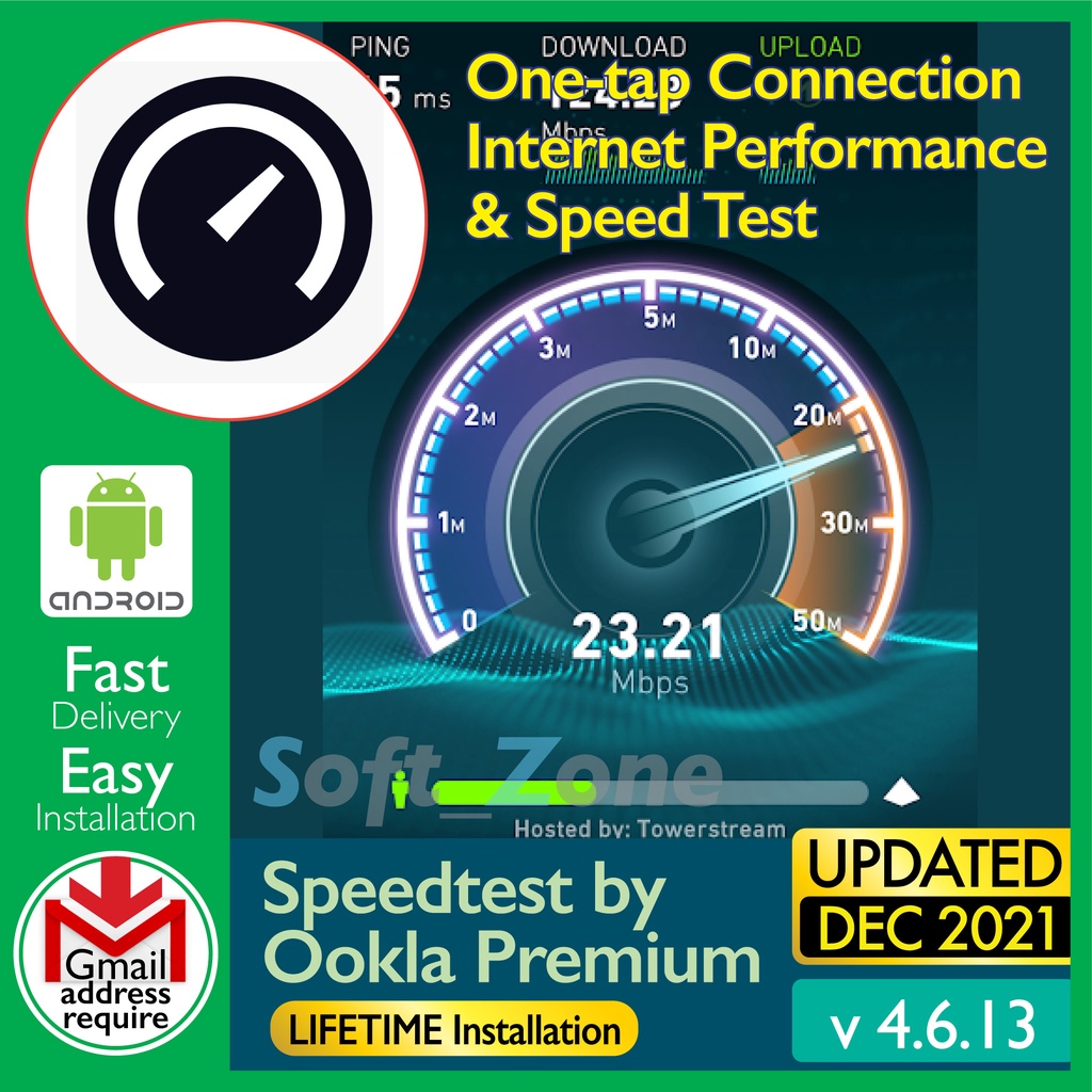 Speedtest by Ookla Premium v4.6.13 -One - tap connection internet ...