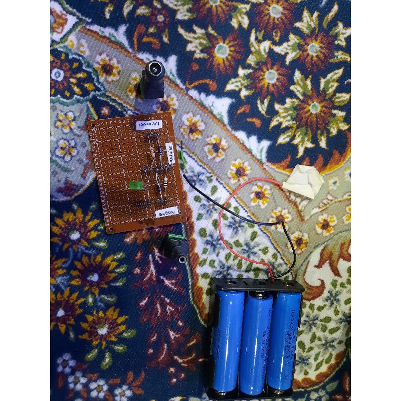 DIY Power Supply with 9V Rechargeable Battery Connect to Arduino and ...