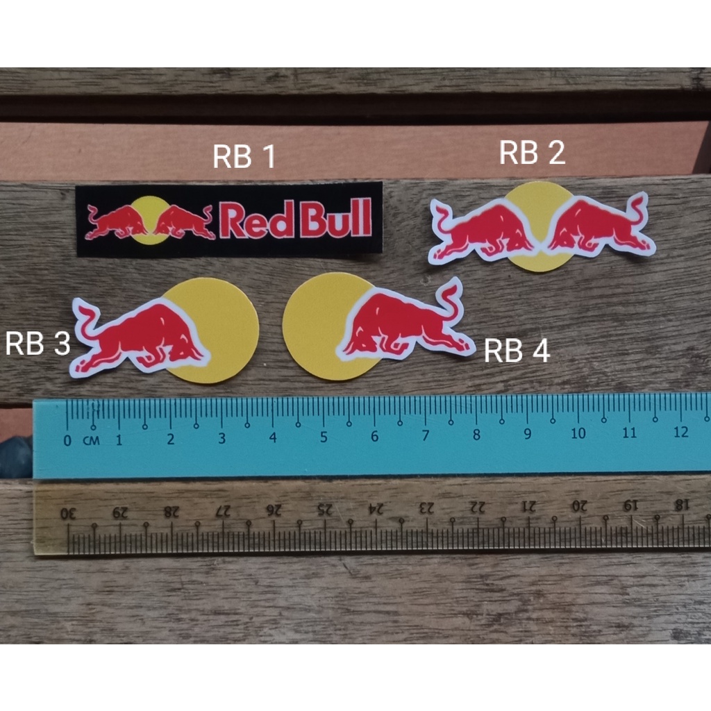 REED BUULL sticker for motorcycle, bicycle, helmet, skateboard, rc car ...