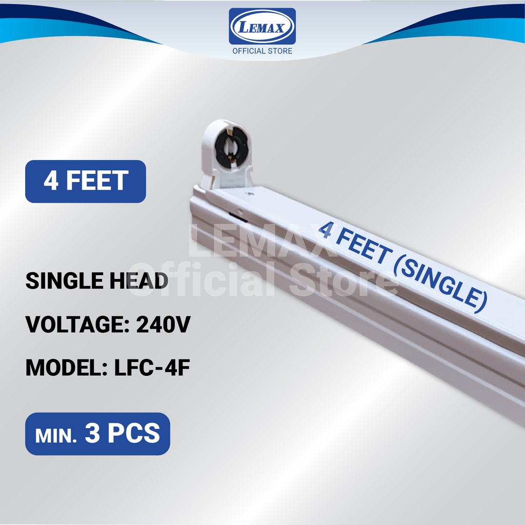LEMAX T8 LED TUBE Casing (2FT/4FT) Lampu Kalimantang Bulb Siling 2, 4 Kaki | Shopee Malaysia