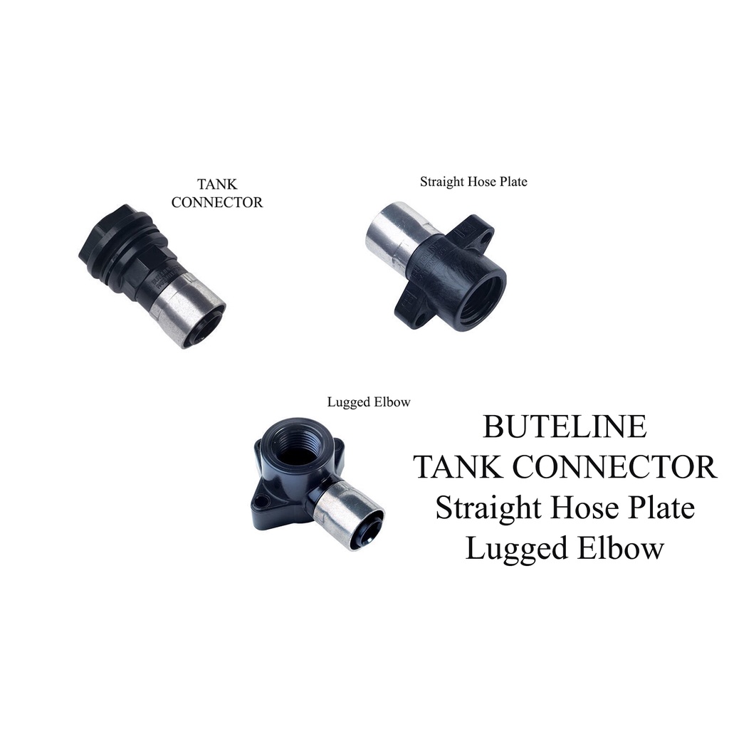 [ 1 UNIT ] BUTELINE TANK / Straight Hose Plate / Lugged Elbow FITTING ...