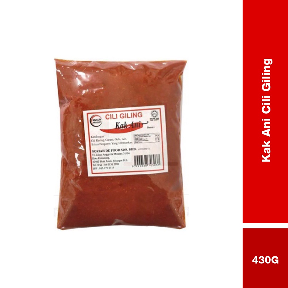 Kak Ani Cili Giling (400g) | Shopee Malaysia