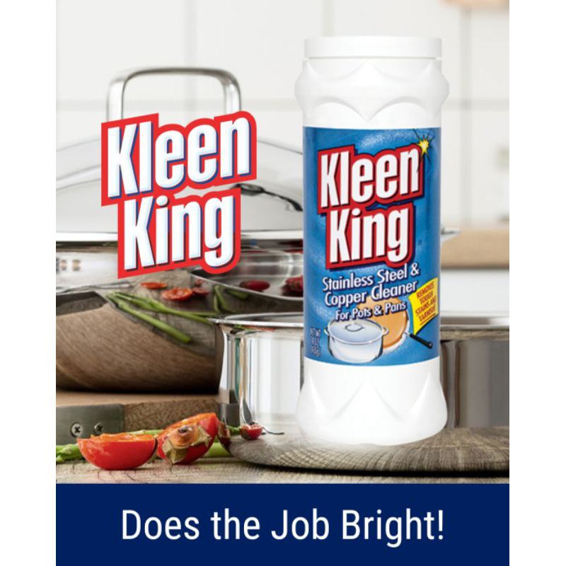 Faultless Kleen King Stainless Steel & Copper Cleaner Powder for Pots ...