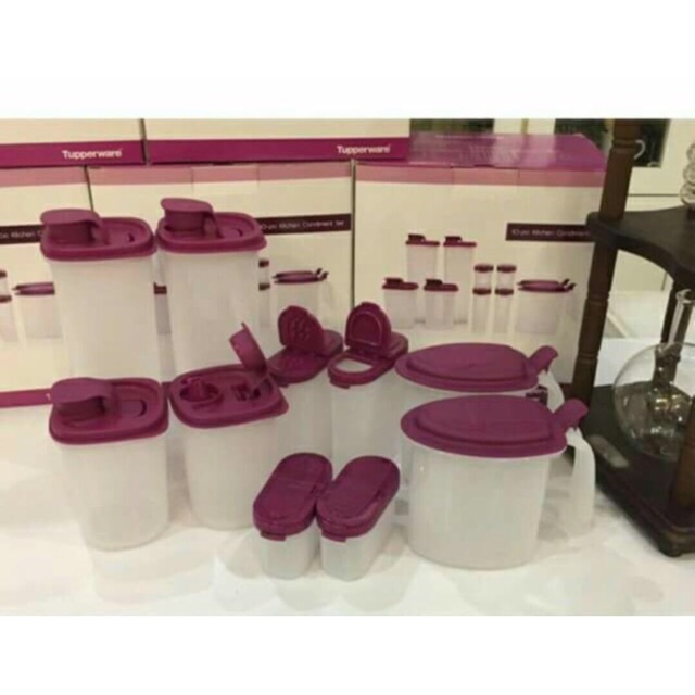 Tupperware 10-pc Kitchen Condiment Set | Shopee Malaysia