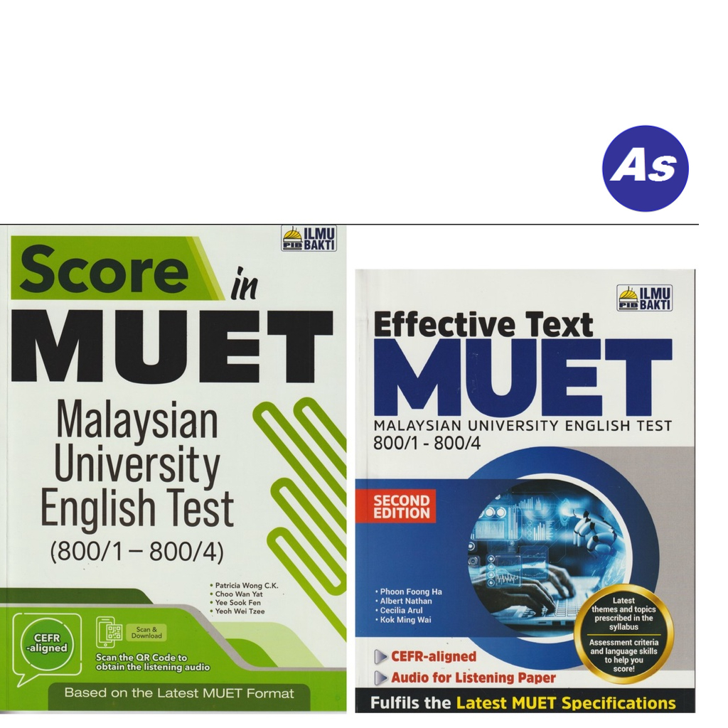 SCORE IN MUET / EFFECTIVE TEXT MUET (2nd Edition 2022) | Shopee Malaysia