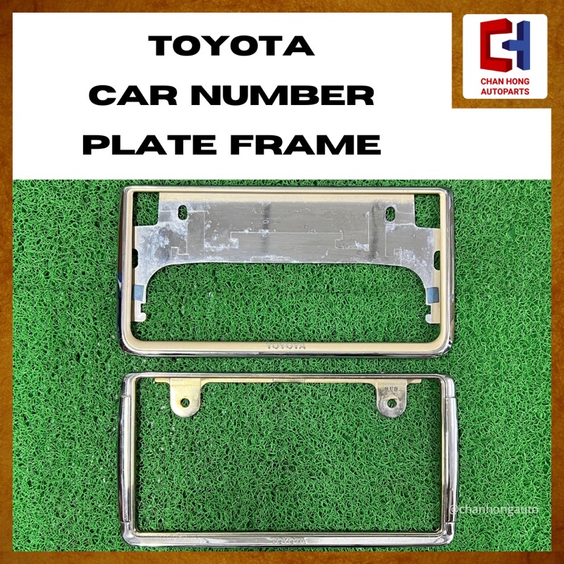 Toyota Car Number Plate Frame [Original from Japan 🇯🇵][Used] | Shopee ...