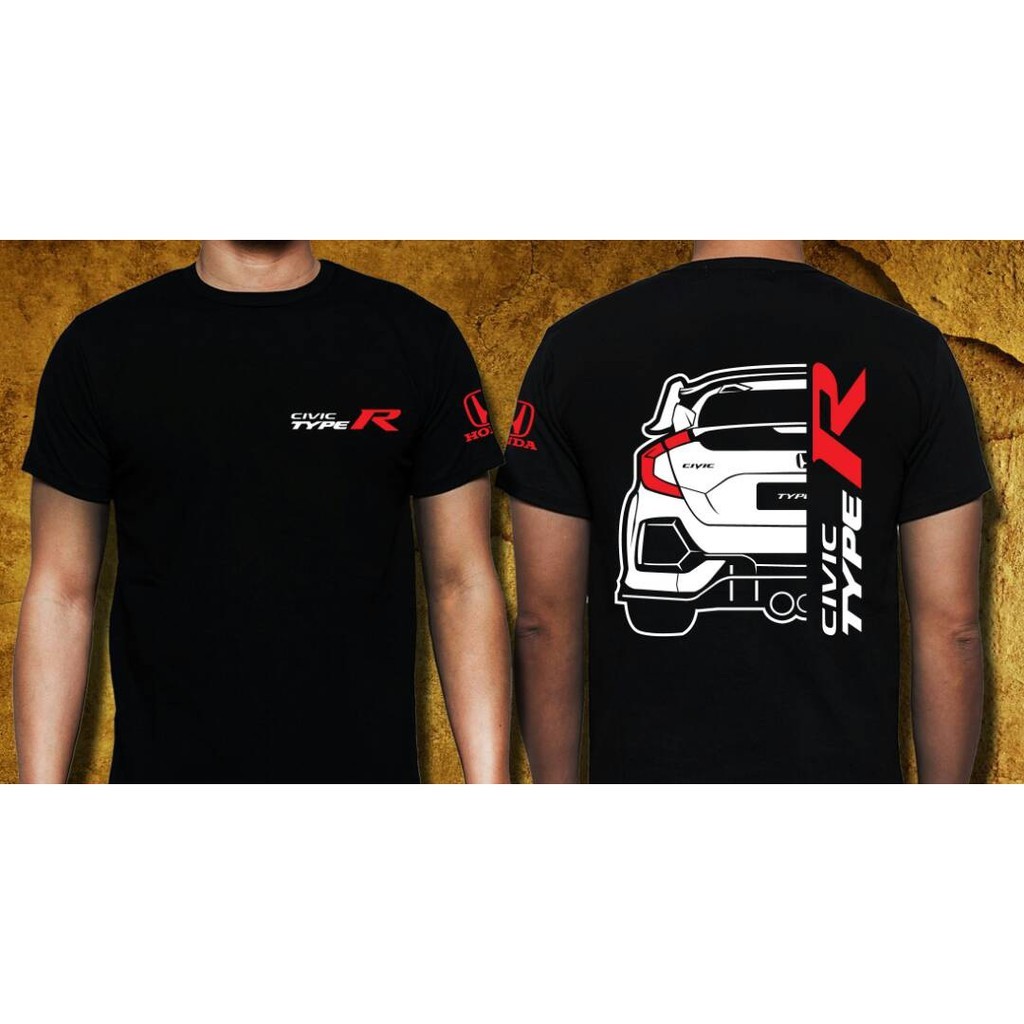 Honda Civic FK8 FK8R TYPE R *REAR (Black Tshirt) | Shopee Malaysia