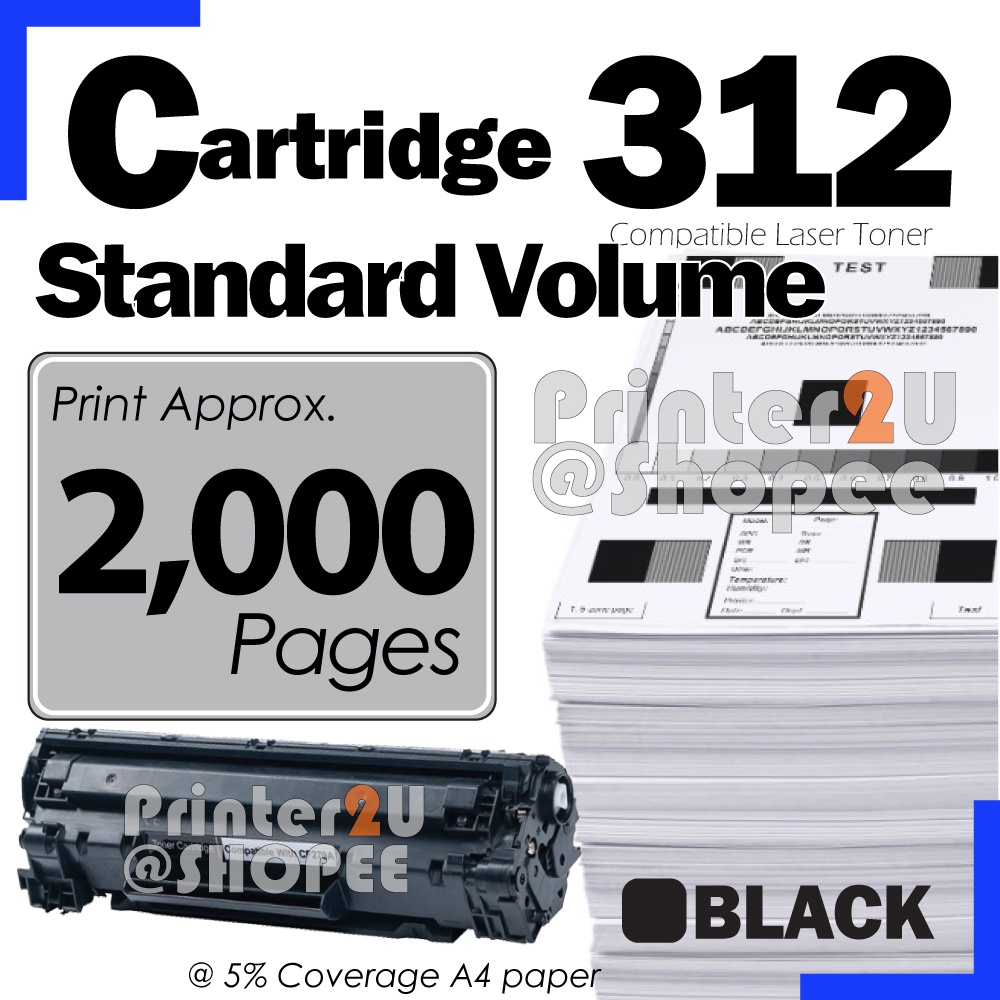 Compatible Canon CRG Cartridge 312 LBP3010 LBP3018 LBP3050 LBP3100 ...