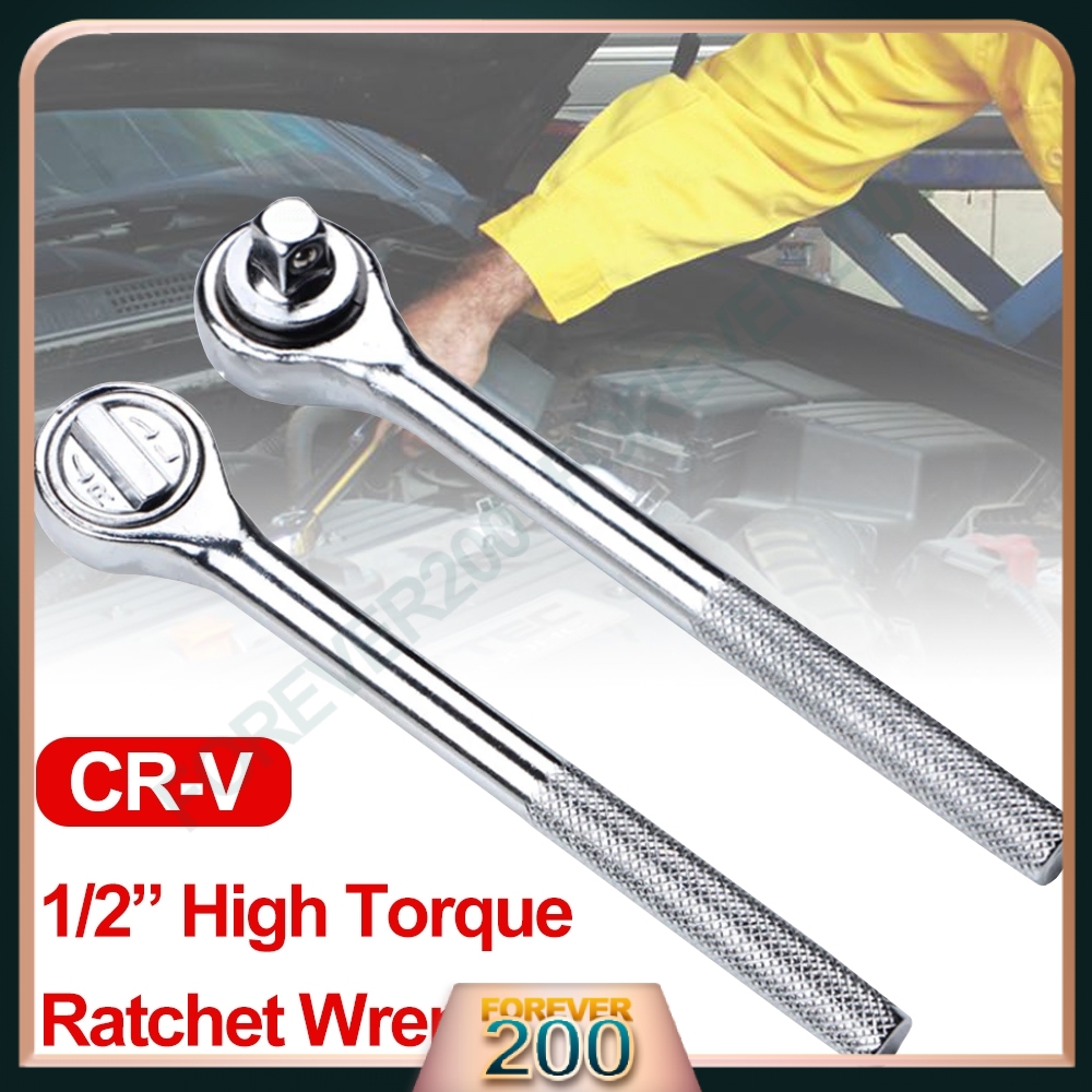 Ready Stock 1/2" High Torque 45 Teeths Ratchet Wrench Hand Tools for ...