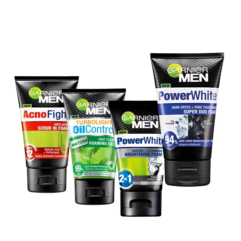Garnier Men Facial Cleanser (100ml) | Shopee Malaysia