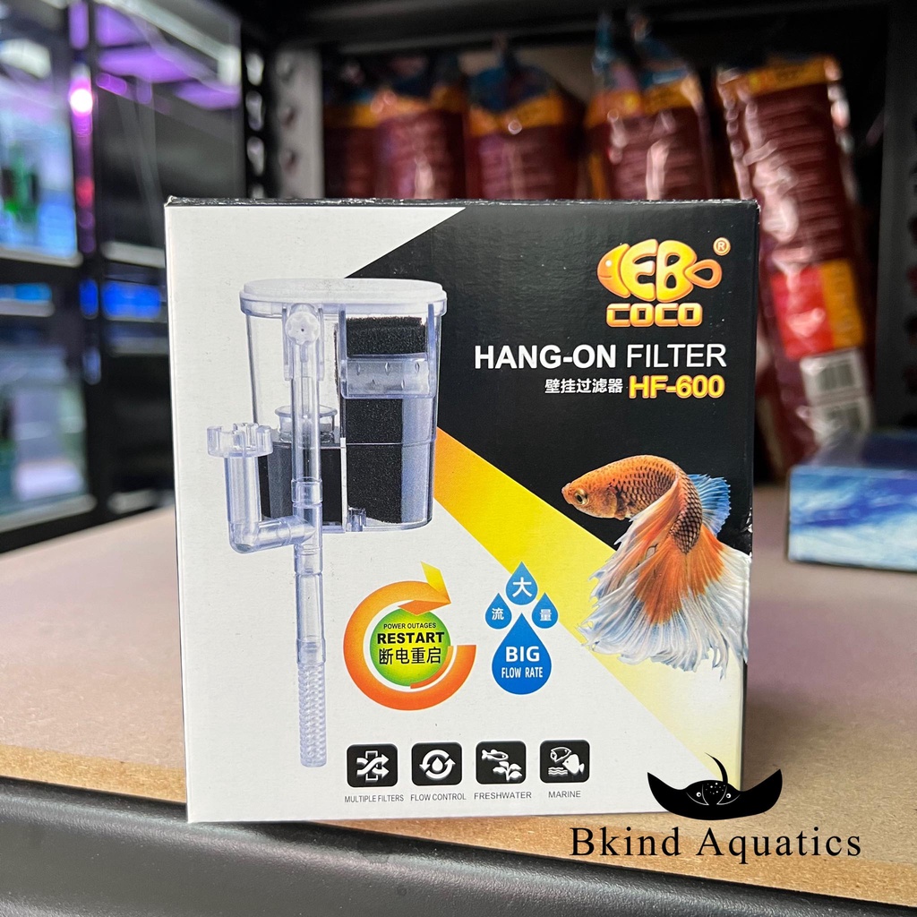 Coco Hang On Filter HF-600 Waterfall Filter | Shopee Malaysia
