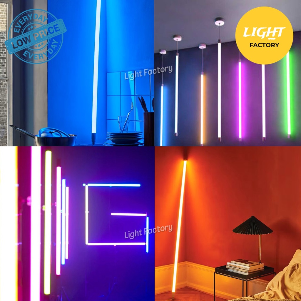 4ft T8 LED Tube LED Colour Light Tube Weatherproof 4 Feet 18W Blue ...