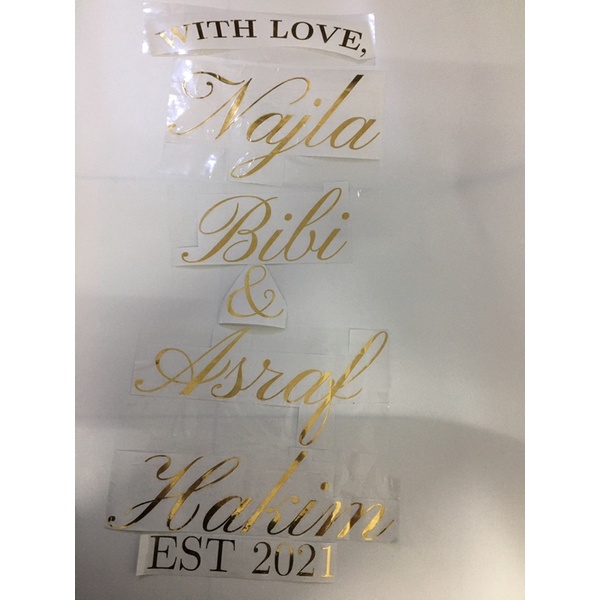 Welcome Board Custome Sticker Decal For Welcome Board | Shopee Malaysia