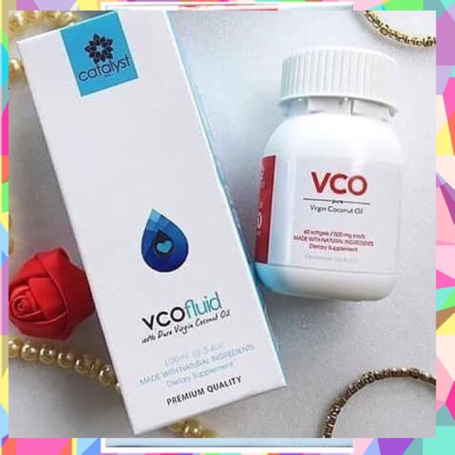 VCO Virgin Coconut Oil ( MINYAK KELAPA DARA ) CATALYST Liquid / SOFTGEL ...