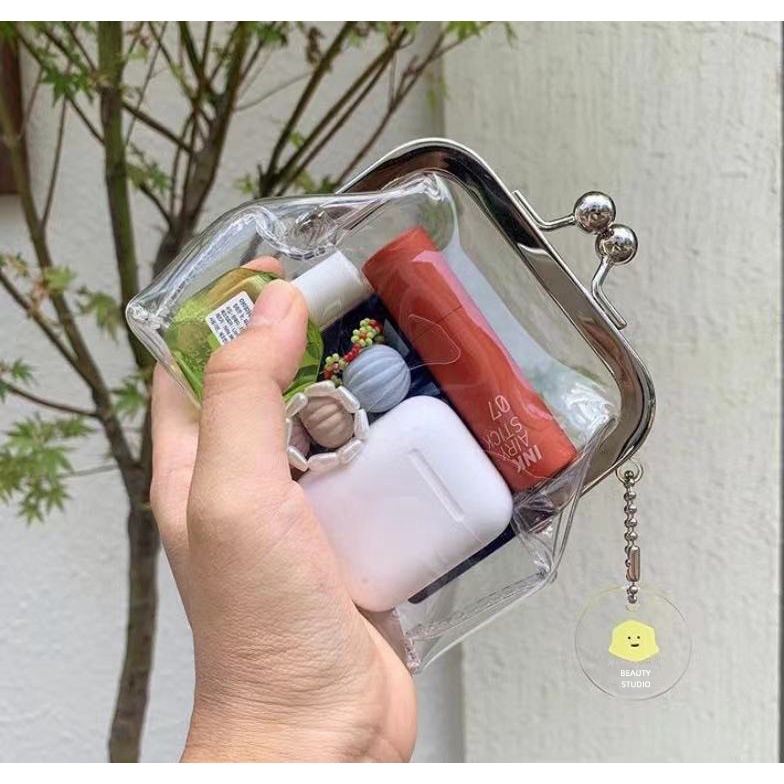 Clear Coin Purse Transparent Change Purse for Women, PVC Kiss-Lock ...