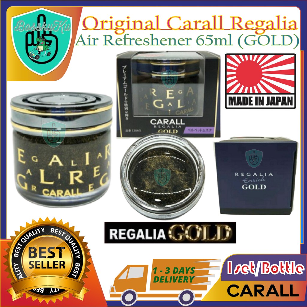 Original CARALL Regalia Enrich Velvet Musk GOLD Series / 1386G / 1386 G Air Refreshener 65ml ...