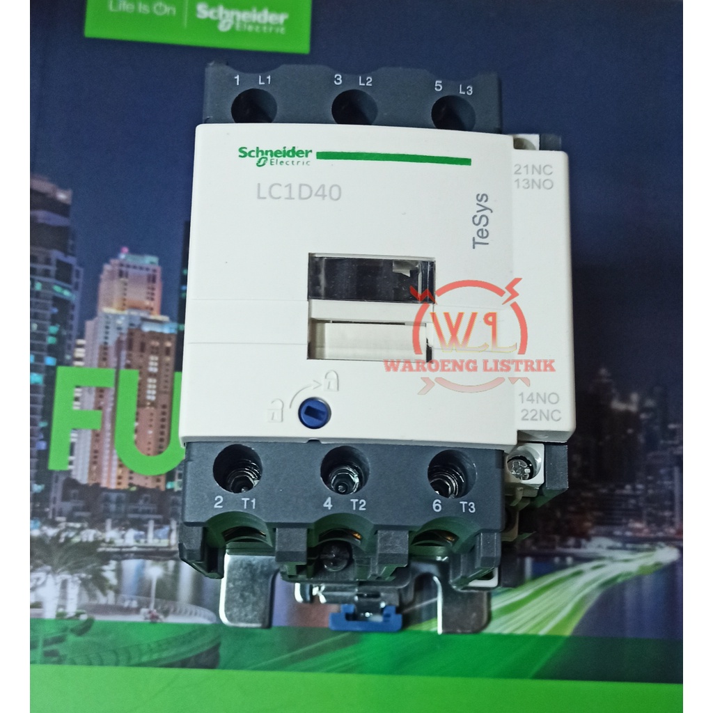 Telemecanique Contactor Schneider LC1D40AM7 coil 220Vac | Shopee Malaysia