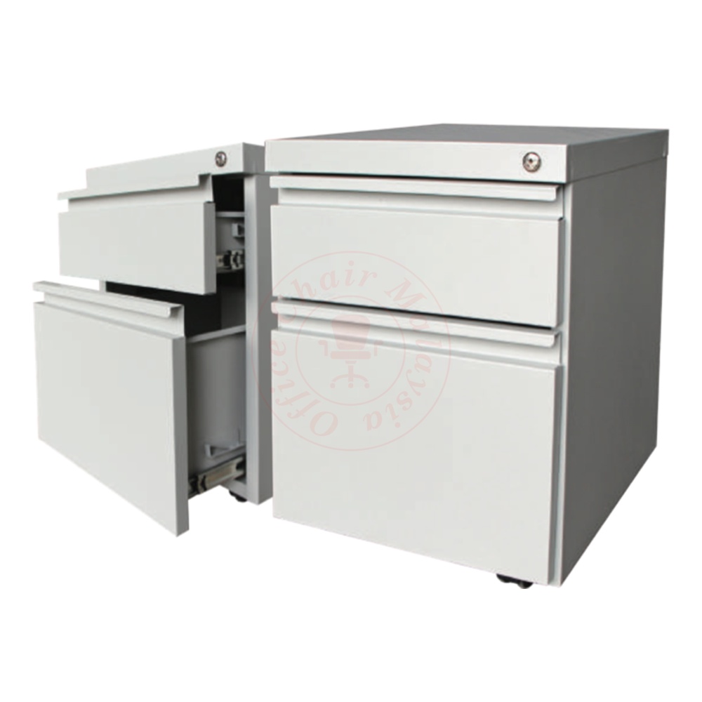 Steel Mobile Pedestal 1D1F/ 2D1F/ 3 Drawers c/w Ball Bearing Slide ...