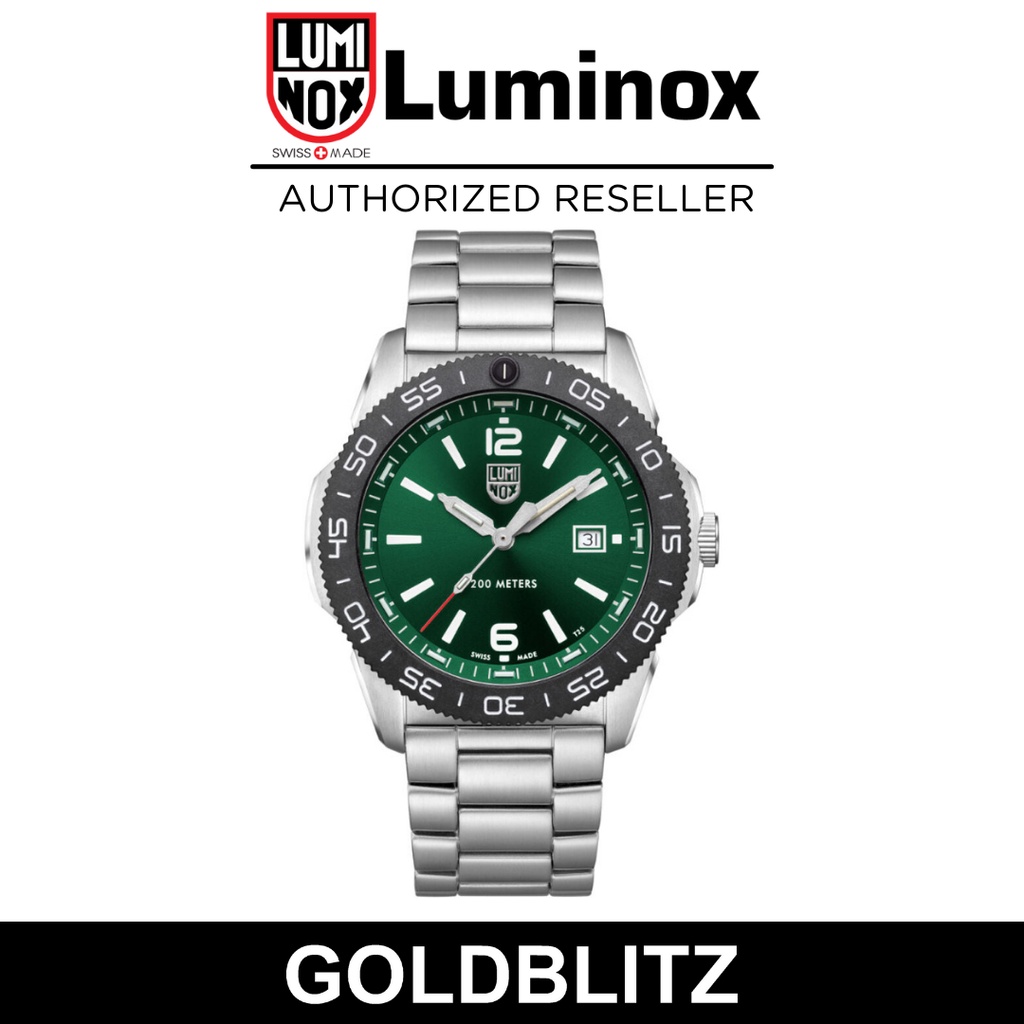 Luminox Pacific Diver LM 3137 44mm Stainless Steel Watch Quartz Swiss ...