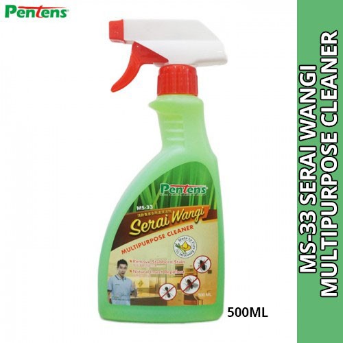Pentens MS-33 Serai Wangi Multipurpose Cleaner Spray 500ML | Shopee ...