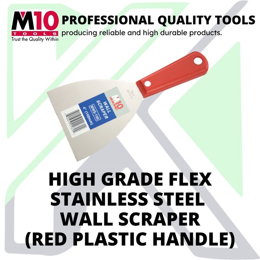 【M10】1"~8" High Grade Flex SS Wall Scrapper 🛠️ [Pengikis Dinding 墙刮板 ...