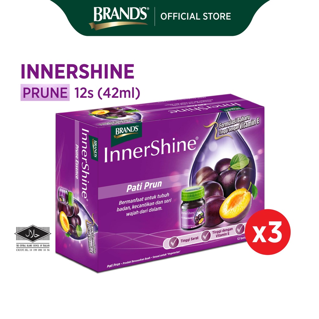BRAND'S InnerShine Prune Essence (12's x 42ml x 3 Packs) | Shopee Malaysia